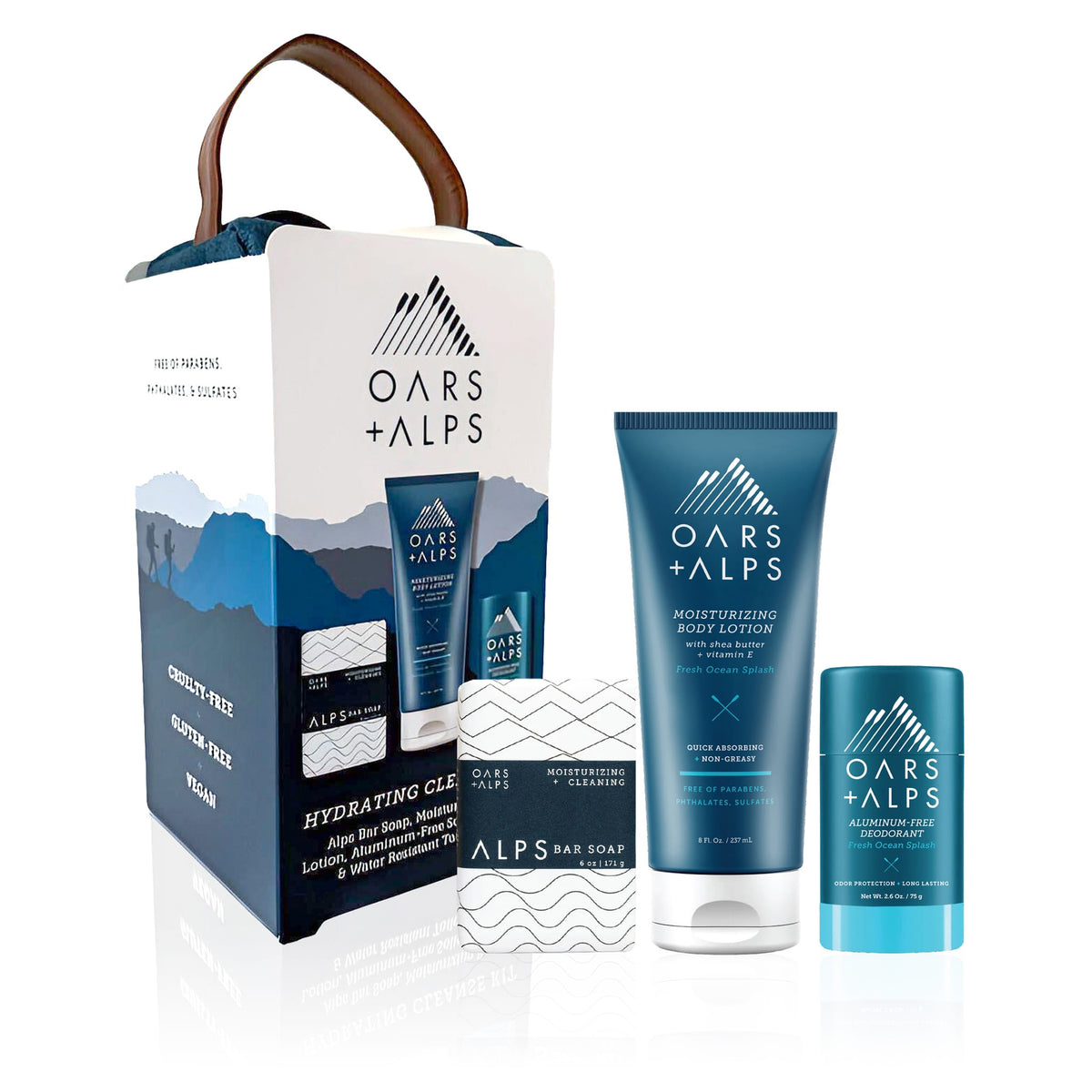 Hydrating Cleanse Kit | Dry Skin Repair | Oars + Alps