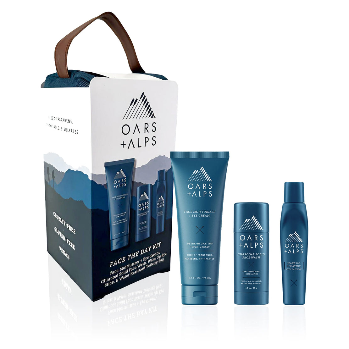 Oars + Alps Face The Day Kit for Men
