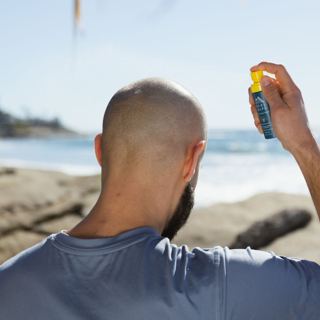 SPF Spray for Scalp + Face | SPF 35 Sunscreen Spray for Scalp