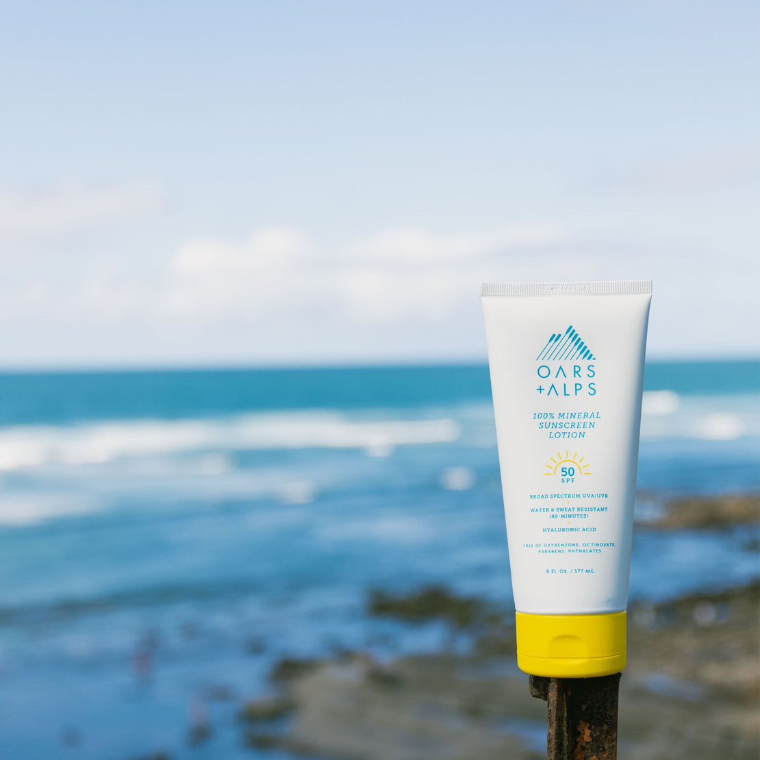 SPF 50 Oxybenzone-Free Sunscreen | Clean Mineral Sunscreen Lotion