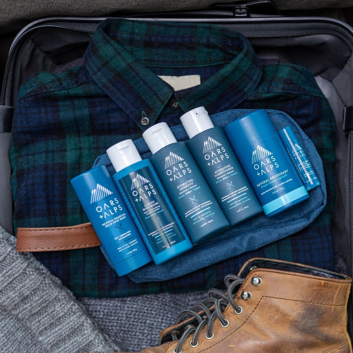 Travel Grooming Essentials: Everyday Essential Kit | Men’s Shower Kit