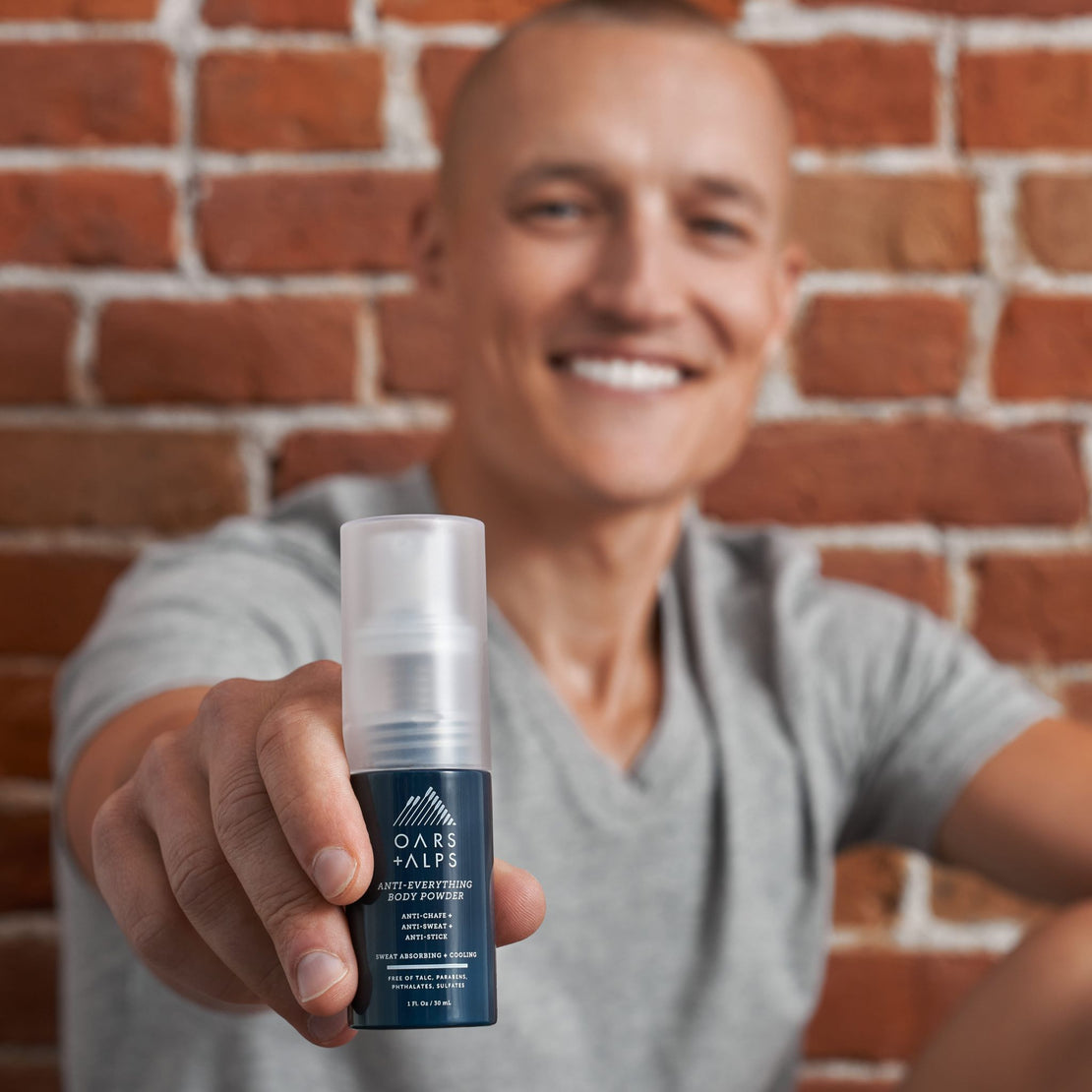 Men's Body Powder | Anti-Sweat & Chafing Powder | Oars + Alps